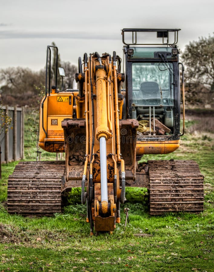 JCB Digger stock photo. Image of scraper, equipment, dozer - 27676778