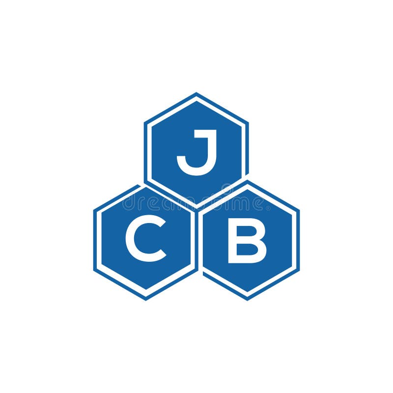 JCB Letter Logo Design on White Background.JCB Creative Initials Letter ...