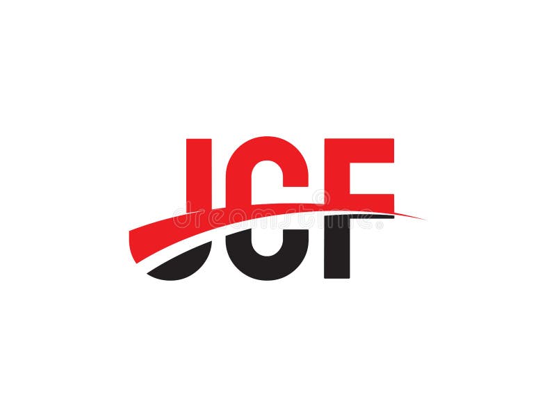 JCF Letter Initial Logo Design Vector Illustration Stock Vector ...