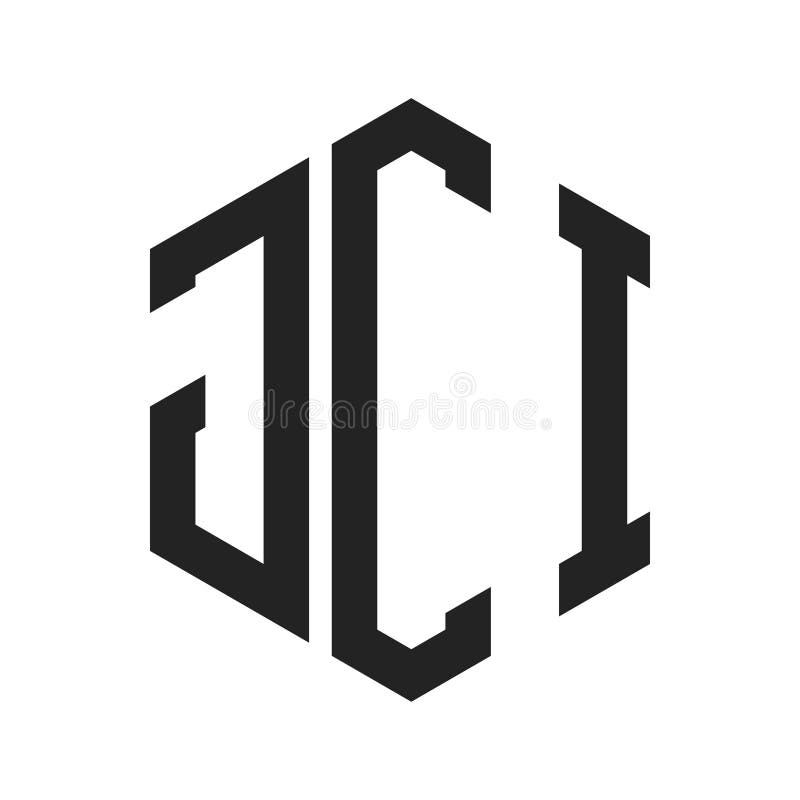 JCI Logo Design. Initial Letter JCI Monogram Logo Using Hexagon Shape ...