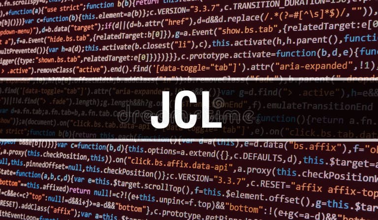 JCL Concept with Random Parts of Program Code. JCL with Programming ...