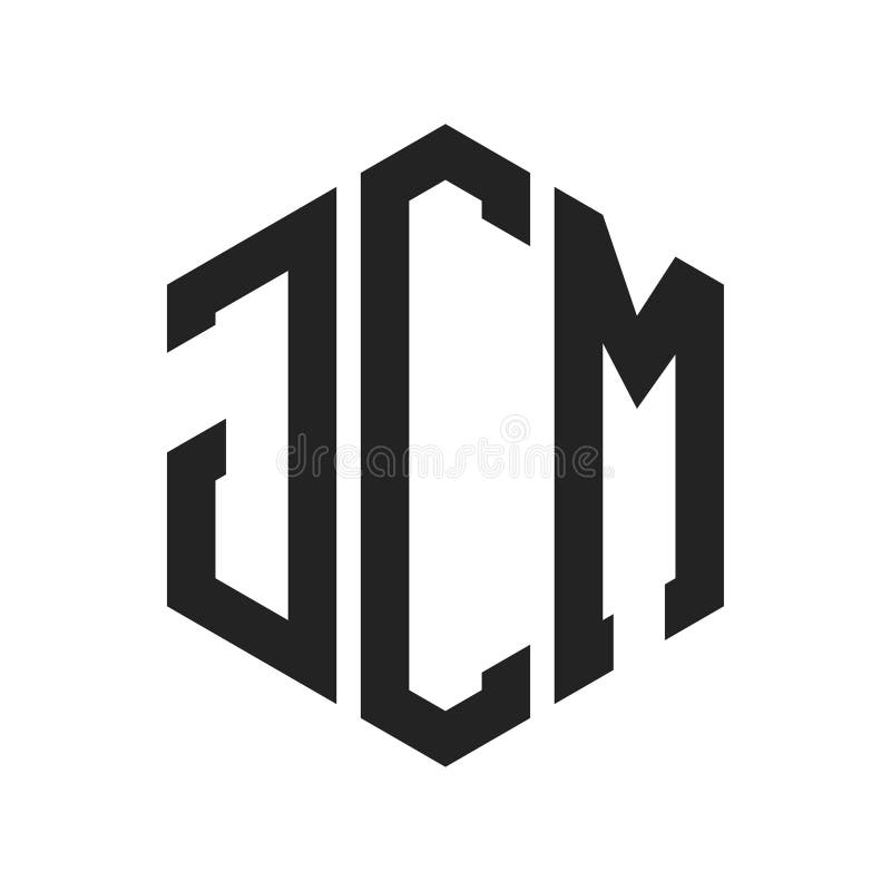 JCM Logo Design. Initial Letter JCM Monogram Logo Using Hexagon Shape ...
