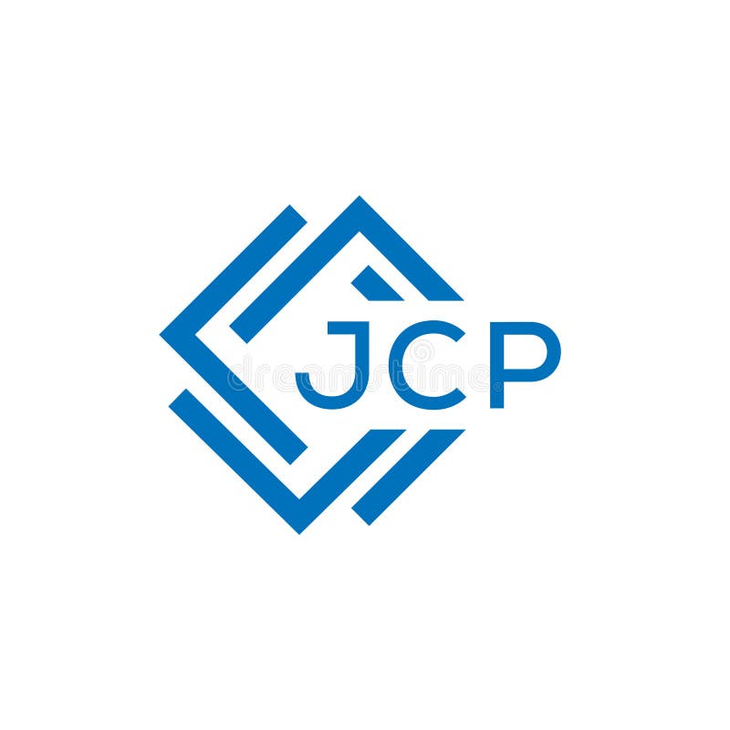 JCP Letter Logo Design on White Background. JCP Creative Circle Letter ...