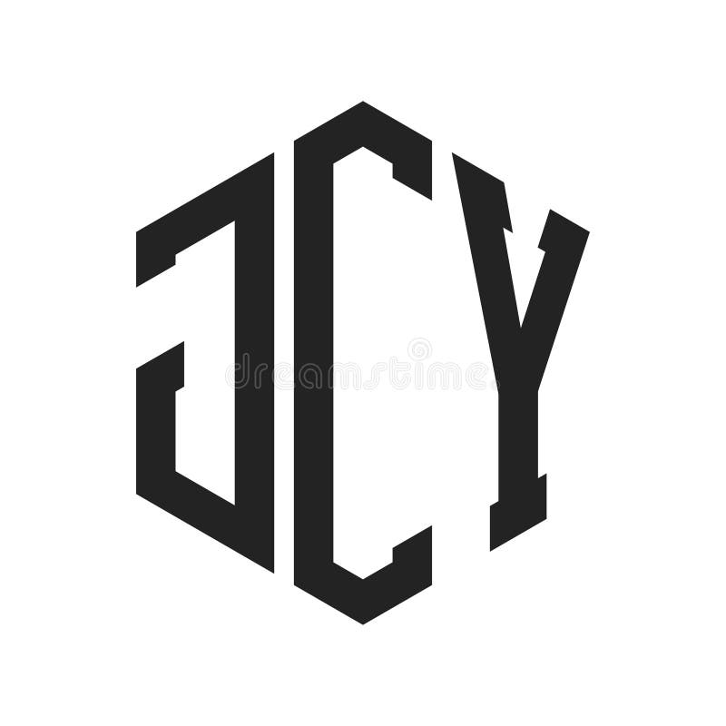 JCY Logo Design. Initial Letter JCY Monogram Logo Using Hexagon Shape ...