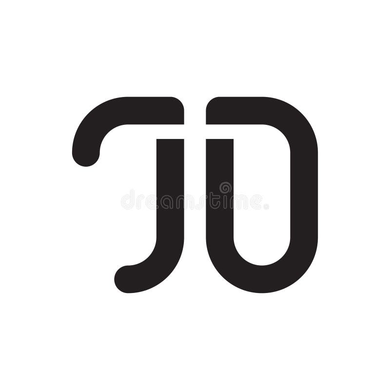 Jd Initial Letter Vector Logo Icon Stock Vector - Illustration of ...