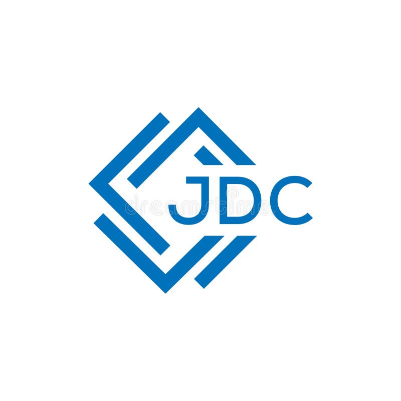 JDC Letter Logo Design on White Background. JDC Creative Circle Letter ...