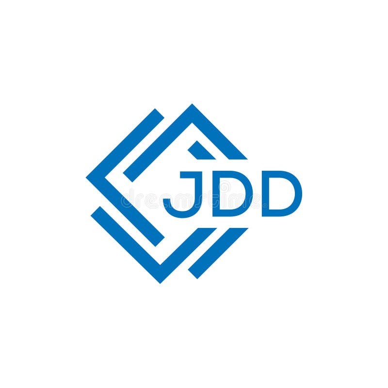 JDD Letter Logo Design on White Background. JDD Creative Circle Letter ...
