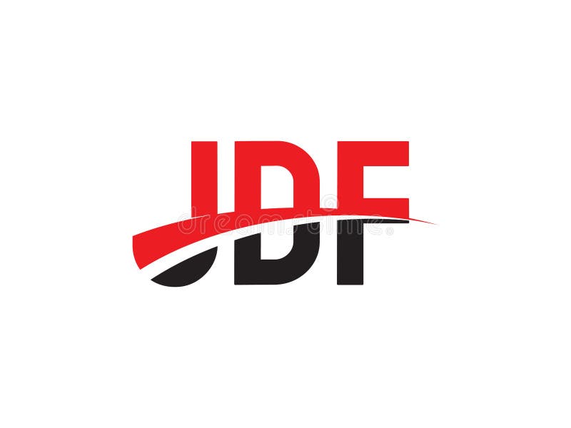 JDF Letter Initial Logo Design Vector Illustration Stock Vector ...