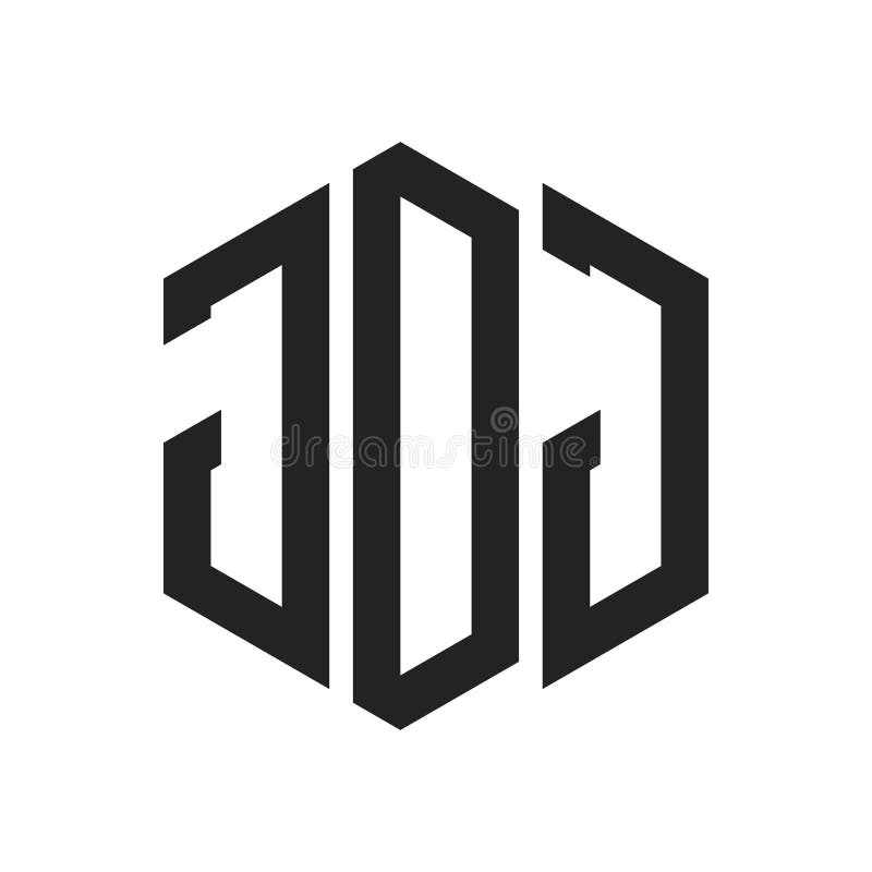JDJ Logo Design. Initial Letter JDJ Monogram Logo Using Hexagon Shape ...