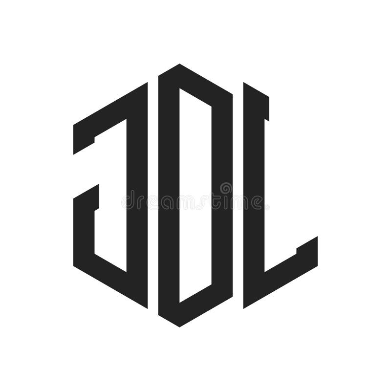 JDL Logo Design. Initial Letter JDL Monogram Logo Using Hexagon Shape ...