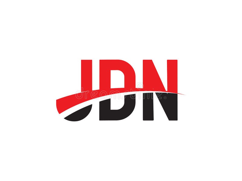 JDN Letter Initial Logo Design Vector Illustration Stock Vector ...