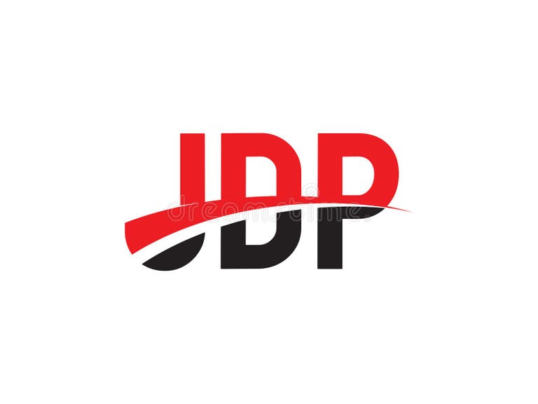 JDP Letter Initial Logo Design Vector Illustration Stock Vector ...