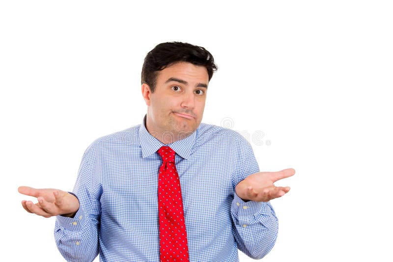 Je Ne Sais Pas Ou Ainsi Ce Qui Photo stock - Image du père, émotion ...