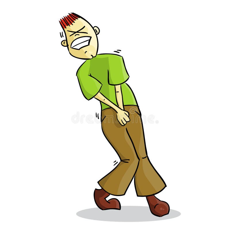 Je veux faire pipi illustration de vecteur. Illustration du petit ...