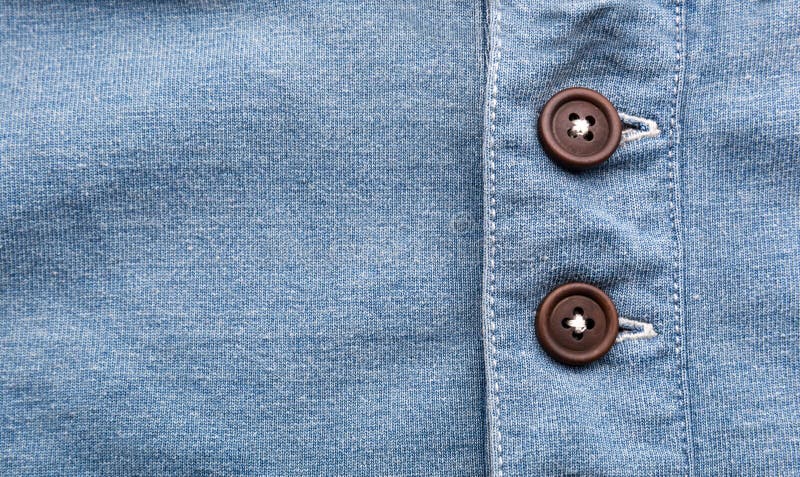 Jean-doek Met Knopen Op Een Rij Stock Foto - Image of comfortabel ...