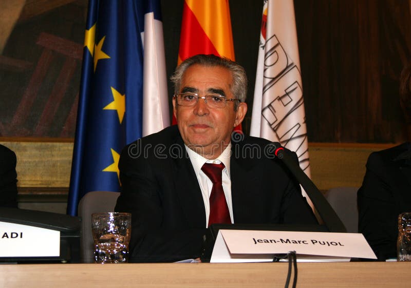 Jean-Marc Pujol, Scelto Oggi Sindaco Di Perpignano Immagine Editoriale ...