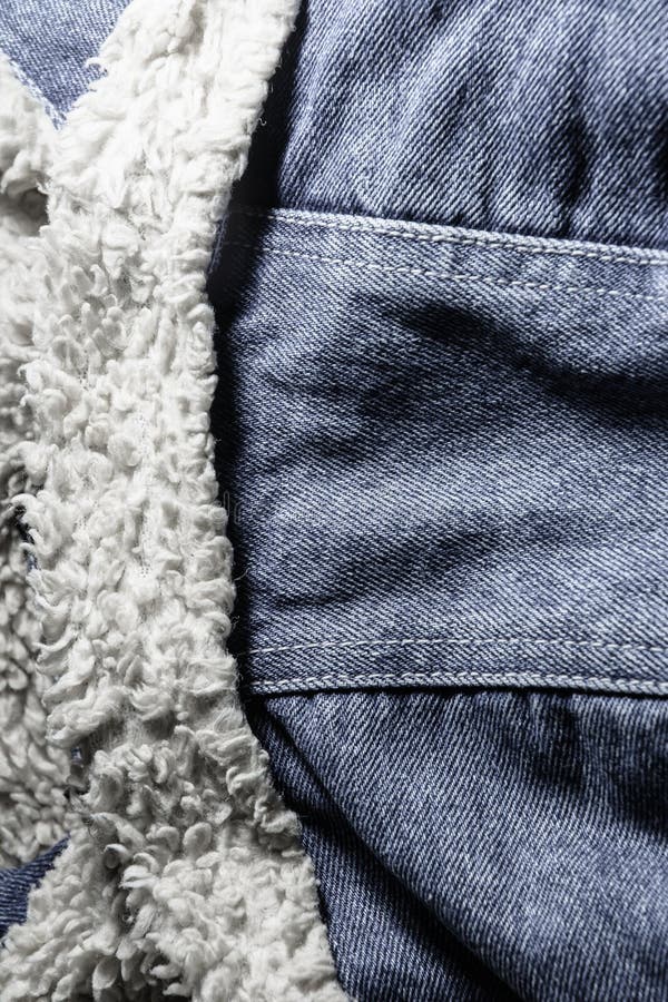 Jean with wool stock photo. Image of material, symbol - 36189256