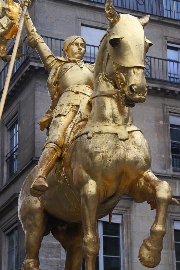Jeanne D'Arc, Paris, Frankreich Stockbild - Bild von architektur ...