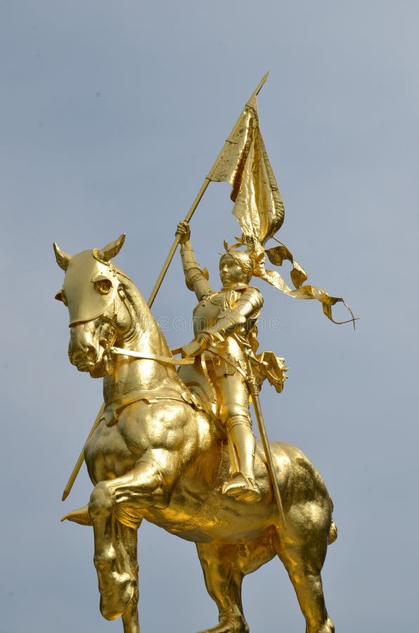 Jeanne D'Arc - Jeanne D'Arc Stockfoto - Bild von lothringen, statuen ...