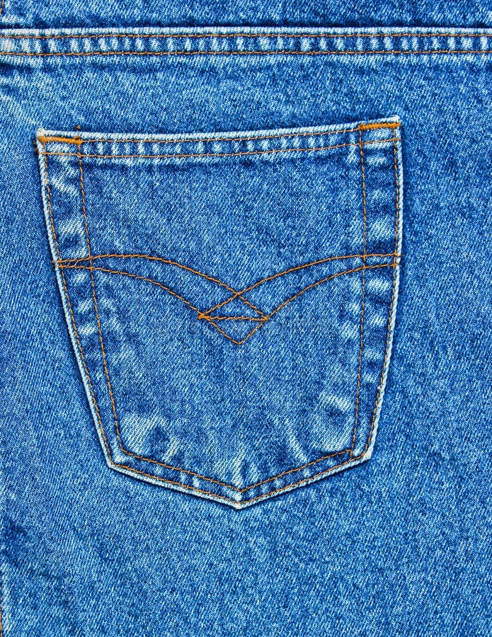 Jeans back pocket stock photo. Image of dark, background - 142966918