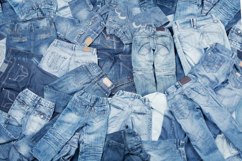 Jeans background stock image. Image of crumpled, assortment - 27087701