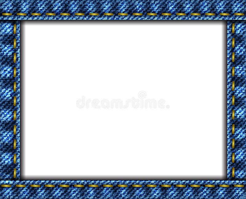 Blue denim frame stock vector. Illustration of classic - 28545831