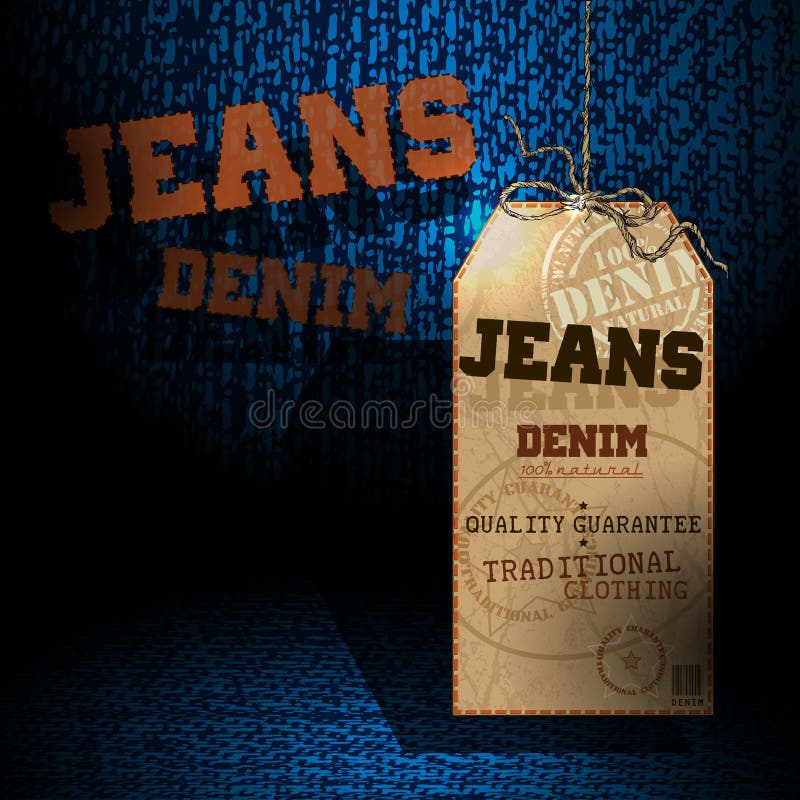 Jeans Word Denim Background Stock Illustrations – 113 Jeans Word Denim ...