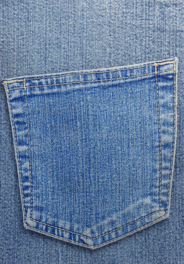 Jeans blue pocket stock photo. Image of pants, garment - 40124302