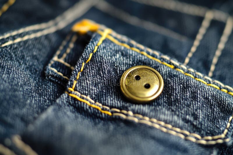 Jeans button close-up stock photo. Image of denim, textiles - 378741560