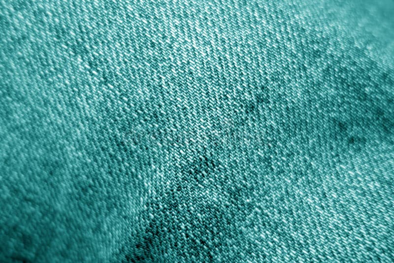 Jeans Cloth Pattern in Cyan Color with Blur Effect Stock Photo - Image ...
