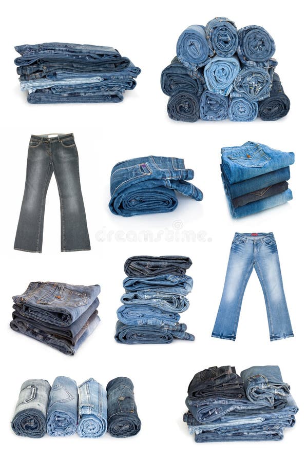Jeans collection stock image. Image of denim, comfortable - 17002307