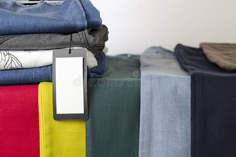 Jeans 9 Different Colors, Jeans Background, the Background of Clothing ...