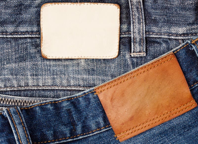 Jeans label stock photo. Image of advertise, denim, closeup - 32023224