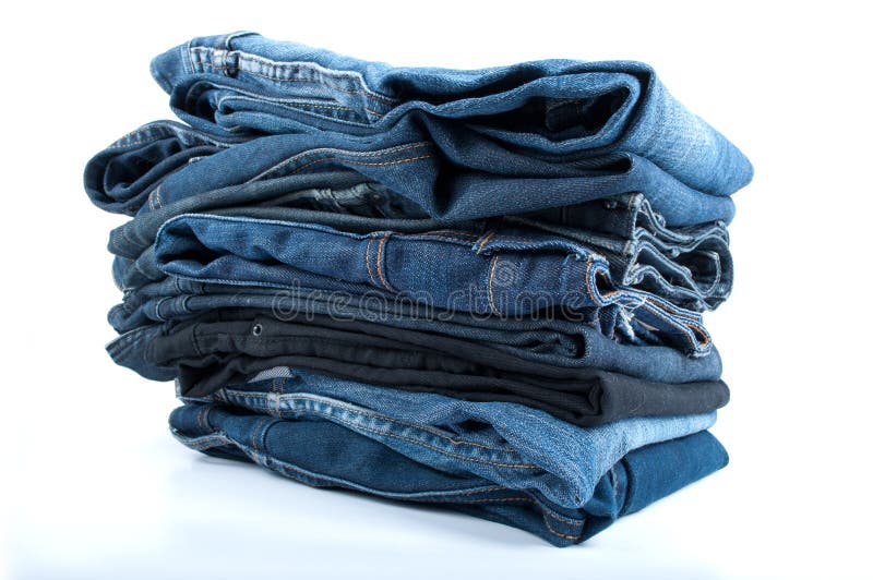 Jeans Pile stock photo. Image of pants, chaos, pair, blue - 25724374