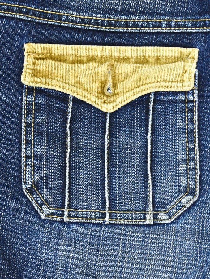 Jeans back pocket stock photo. Image of cotton, blue - 17703784