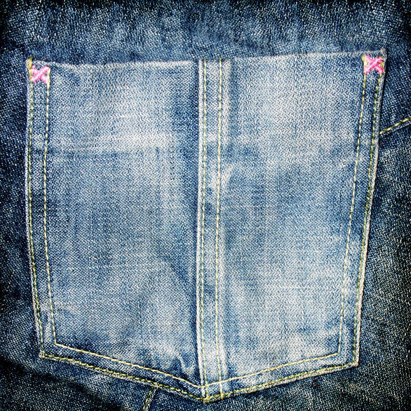 Jeans pocket stock photo. Image of fiber, garments, cloth - 4105140