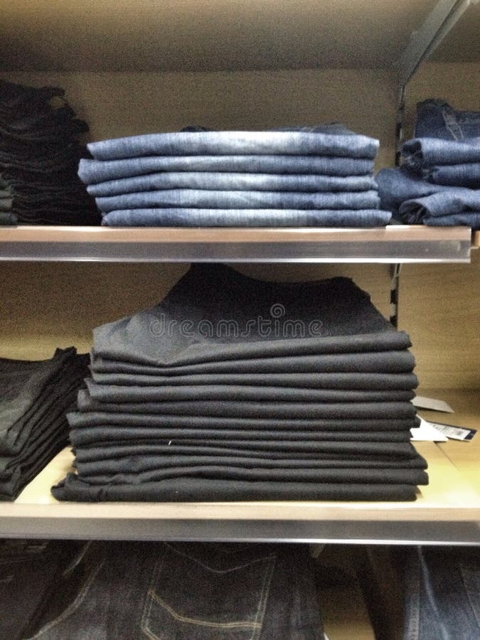 Jeans store stock image. Image of details, back, detail - 44708905