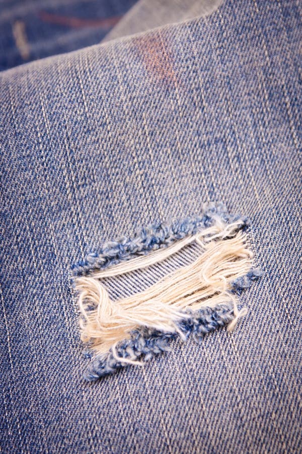 Jeans texture with hole stock photo. Image of cloth, faded - 24218608