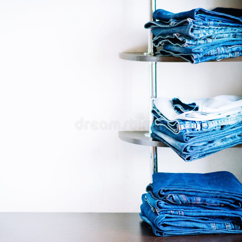 Jeans things stacked stack stock image. Image of outerwear - 22263087
