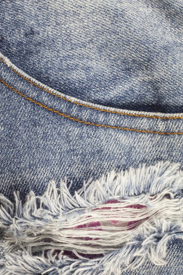 Jeans Torn Denim Texture. Denim Jeans Ripped Stock Image - Image of ...