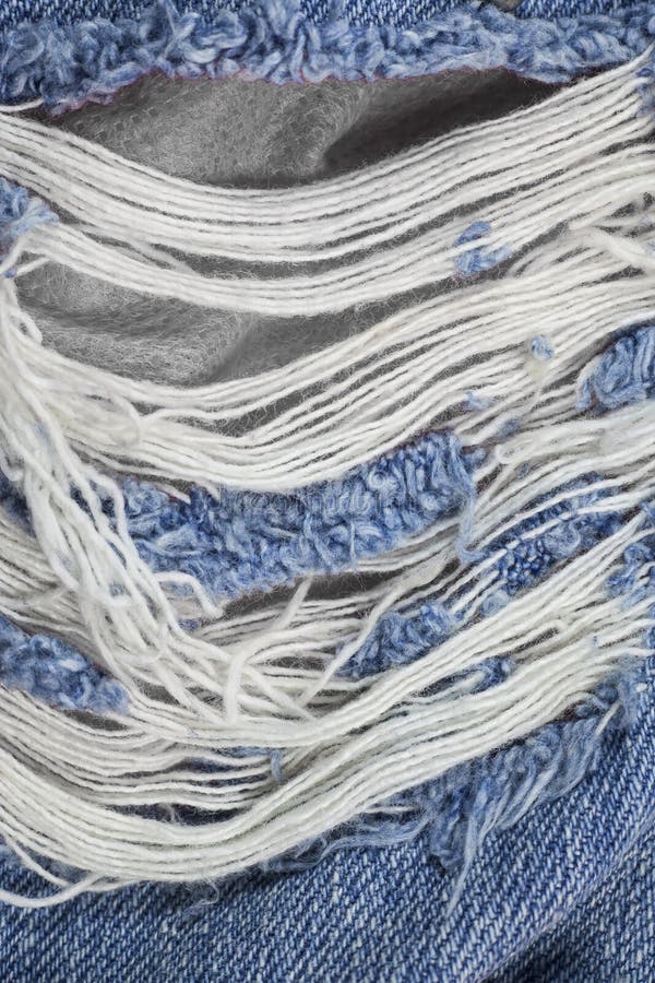 Jeans Torn Denim Texture. Denim Jeans Ripped Stock Image - Image of ...