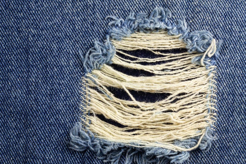 Jeans torn denim texture. stock image. Image of casual - 122473755