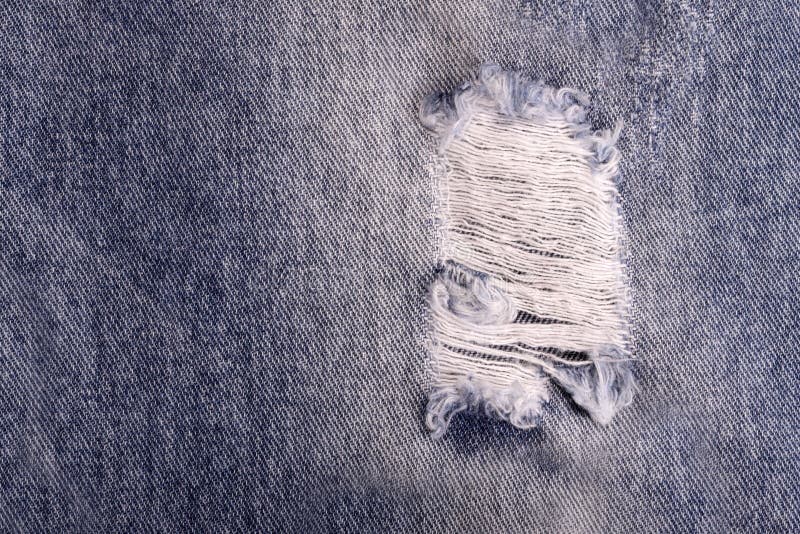 Jeans Torn, Hole Denim Texture Stock Image - Image of torn, thread ...