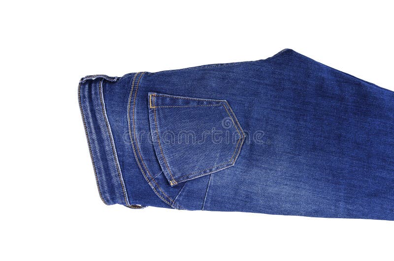 Jeans Upper Part of the Pocket. Stock Photo - Image of denim, jeans ...