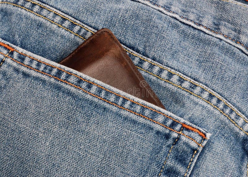 Jeans and Wallet stock photo. Image of style, threads - 4826046