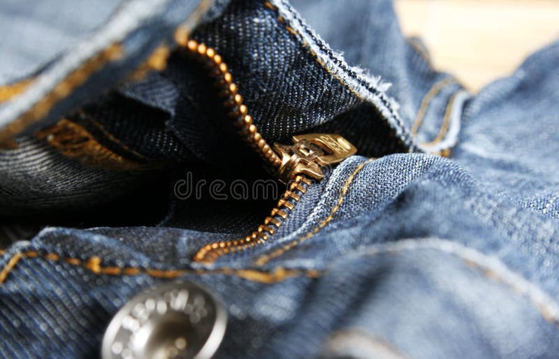 Jeans zipper stock photo. Image of metal, border, thread - 11116956