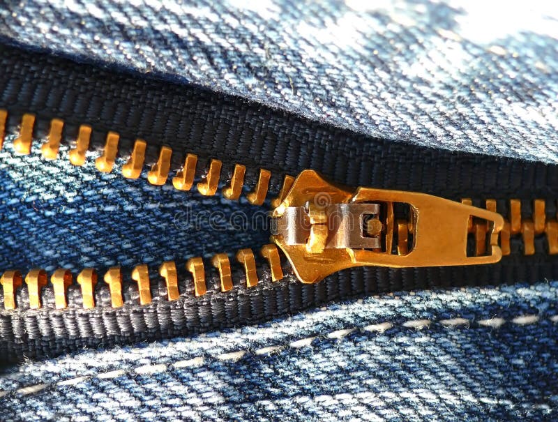 Jeans zipper stock photo. Image of product, open, objects - 7444652