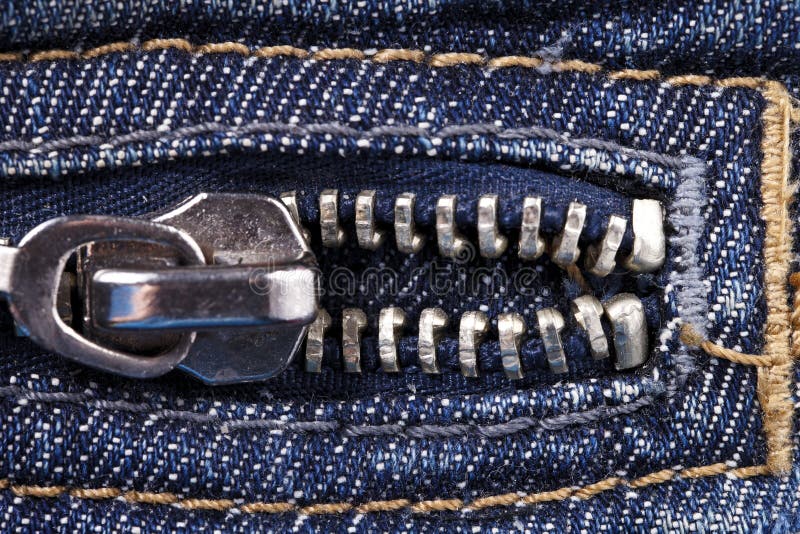 Jeans zipper close up stock image. Image of objects, garment - 54638575