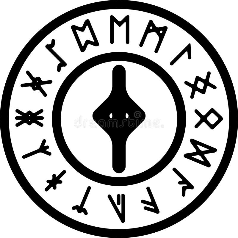 Ancient Rune Alphabet with Names of Runes and Transliteration To Latin ...