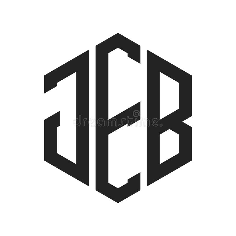 JEB Logo Design. Initial Letter JEB Monogram Logo Using Hexagon Shape ...